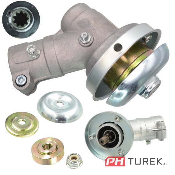 Kompletna przekładnia kątowa kosy spalinowej NAC 9 frezów 26mm phturek.pl